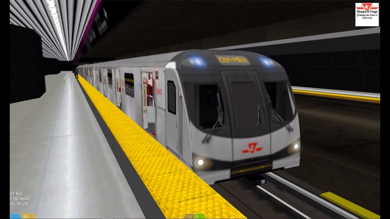 OpenBVE - Version 1.4.2.0 - TR Bombardier - Line 4 SY B6 - YouTube