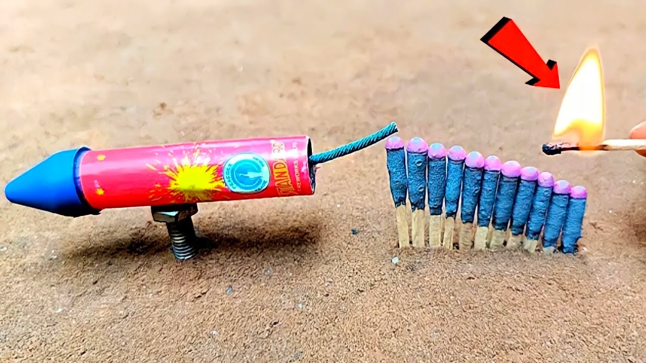 Amazing Match Chain Reaction Fire Domino Effects ??? 😱 - YouTube