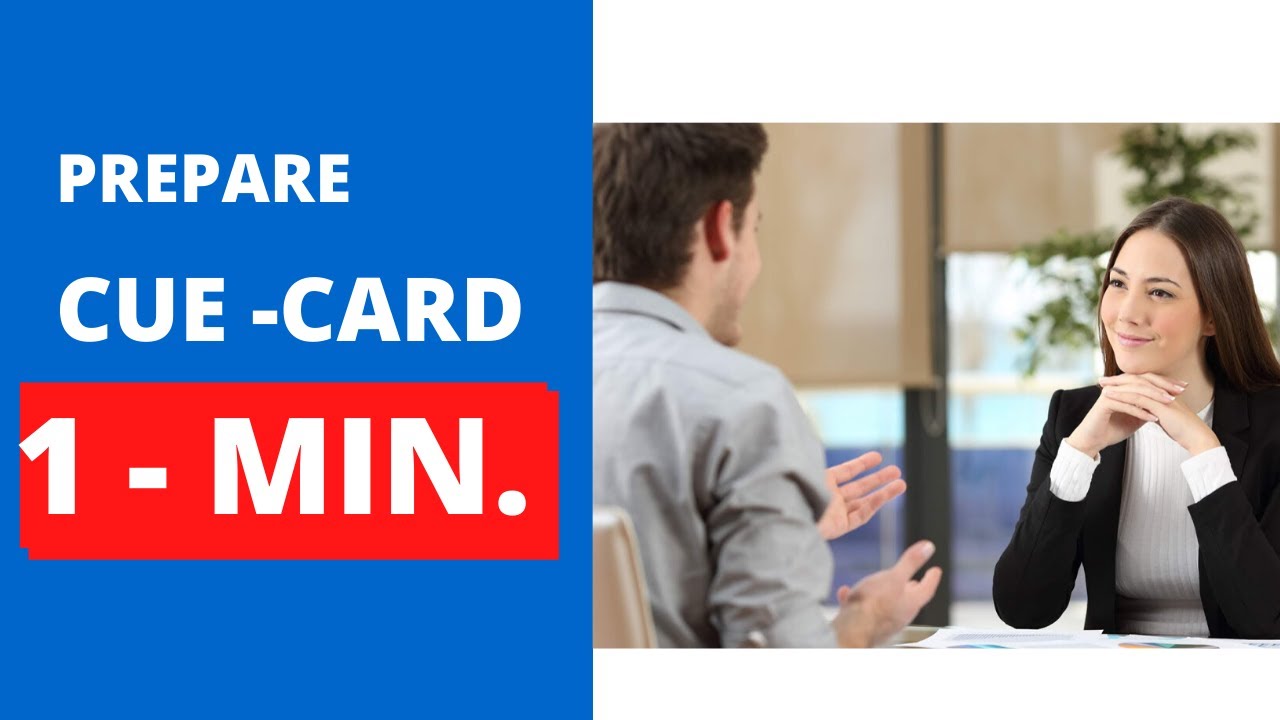 PREPARE CUE CARD IN 1 MIN ONLY. PROVEN METHOD - YouTube