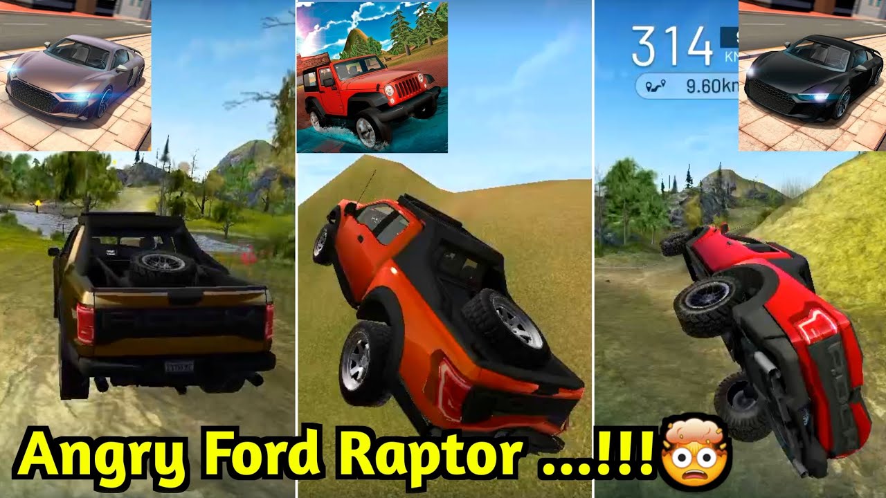 Angry Ford Raptor || Extreme Car Driving Simulator vs Extreme SUV ...