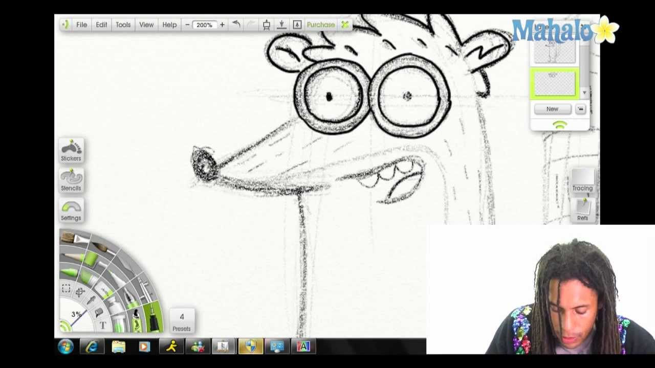 How to Draw Rigby From the Regular Show - YouTube