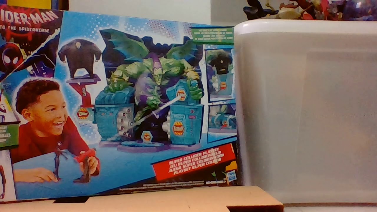 Spider-Man Into The Spider-Verse Super Collider Playset Unboxing - YouTube