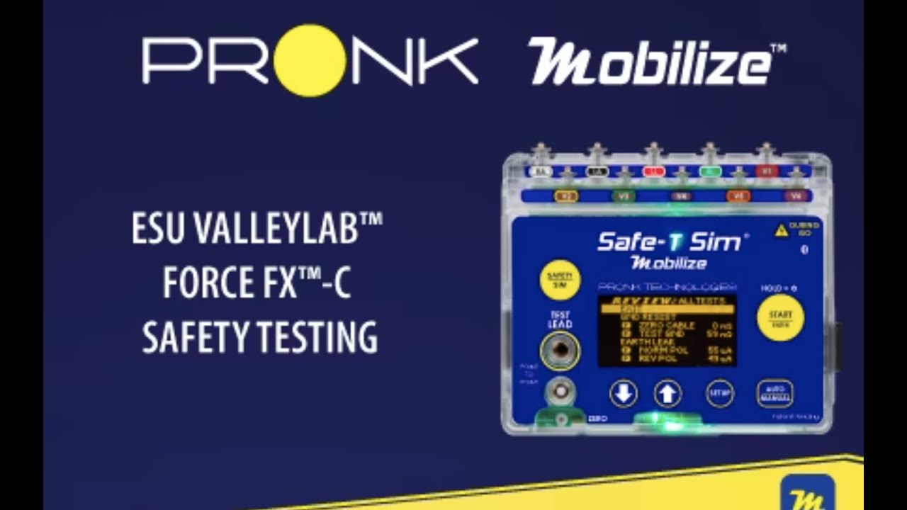 ESU Valleylab Force FX-C Safety Testing - YouTube