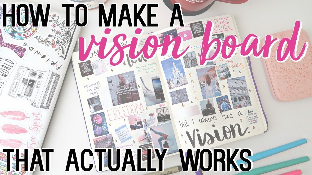 How To Make A Vision Board That Actually Works Bullet Journal Vision how-to-make-a-vision-board-that-actually-works-bullet-journal-vision