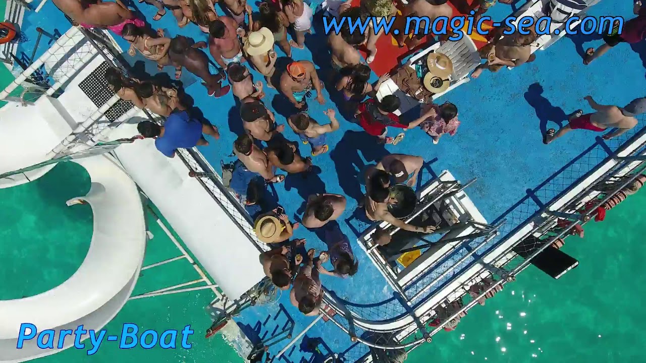 Cancun Spring Break Party on boat - YouTube