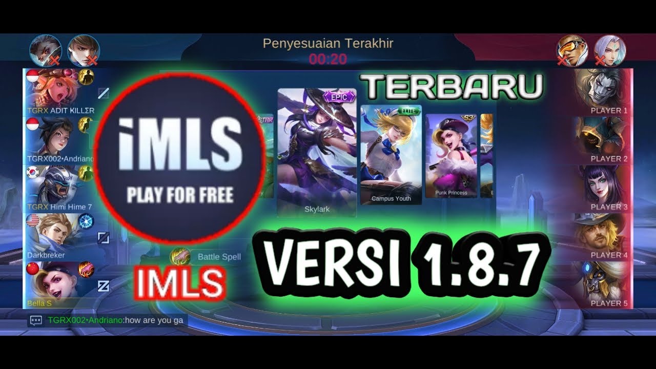 IMLS VERSI 1.8.7 TERBARU PATCH CARMILLA - YouTube