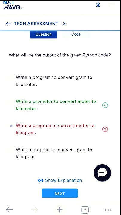 Tech Assessment-3 | part-1 | mock test | ccbp | Nxtwave #coding # ...