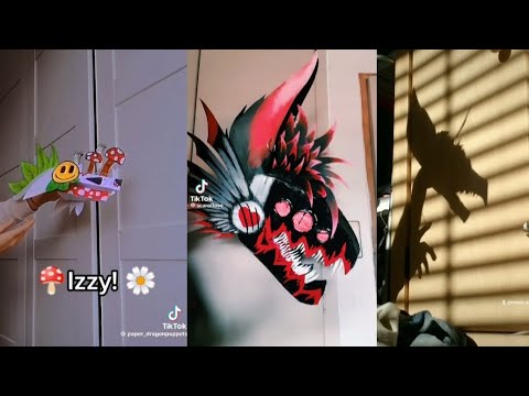 Paper Dragon Puppet TikTok Compilation! #1 - YouTube
