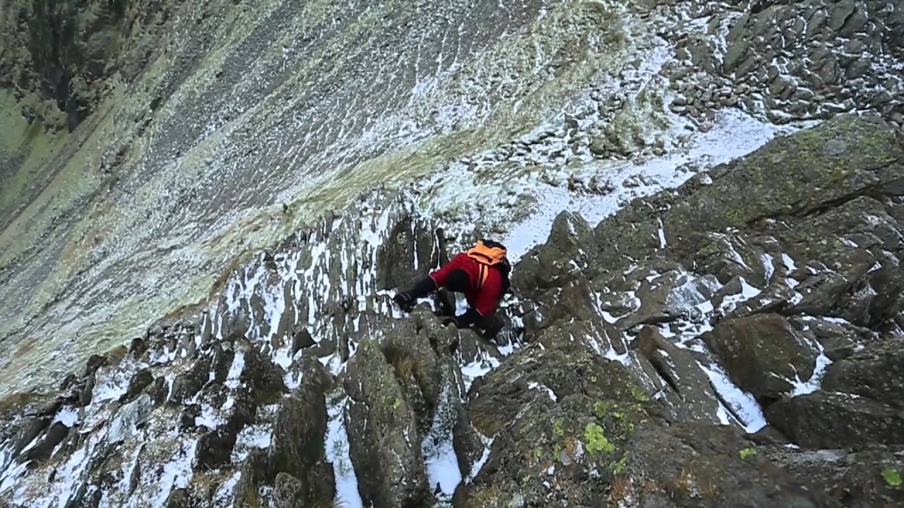 Helvellyn via Striding Edge & Swirral Edge - YouTube