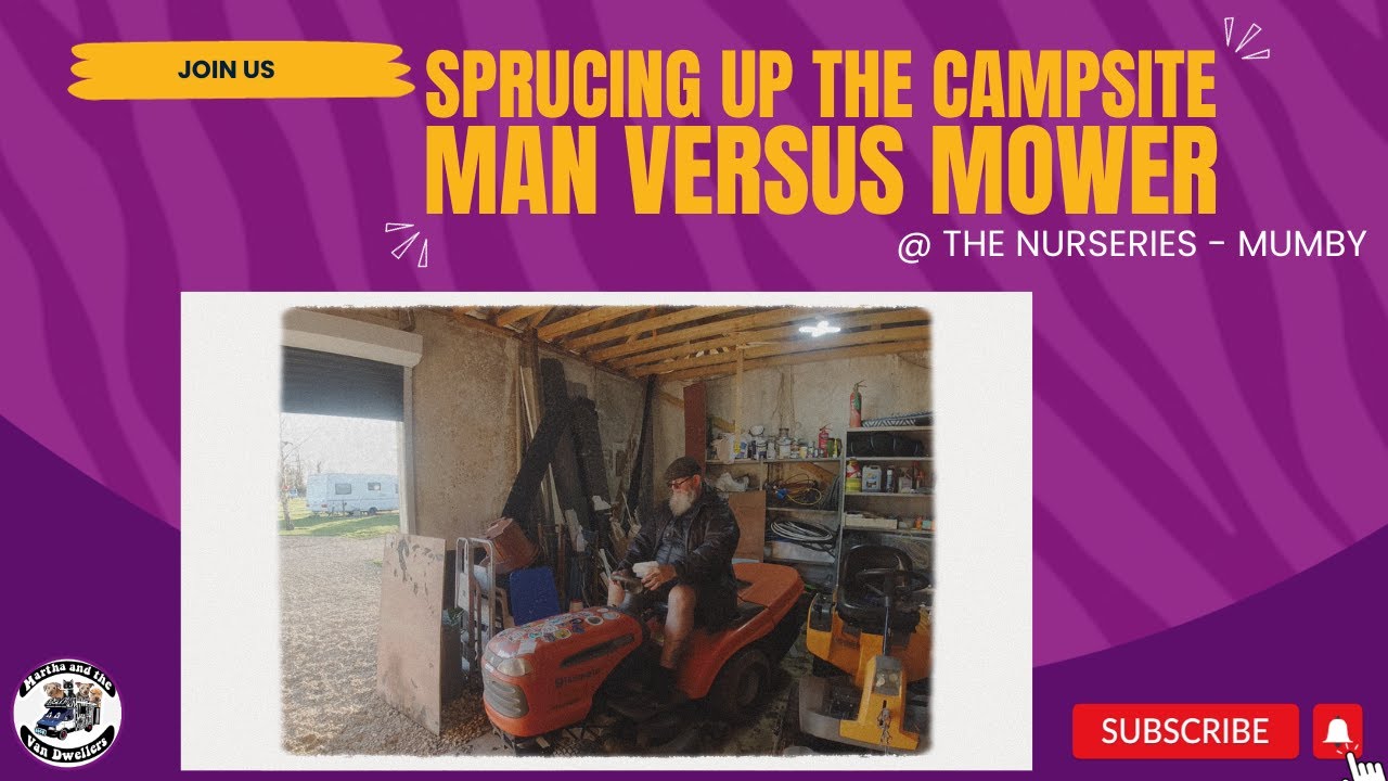 Wildly Busy Day with Campsite Wardens: Man Vs. Lawnmower Showdown ...