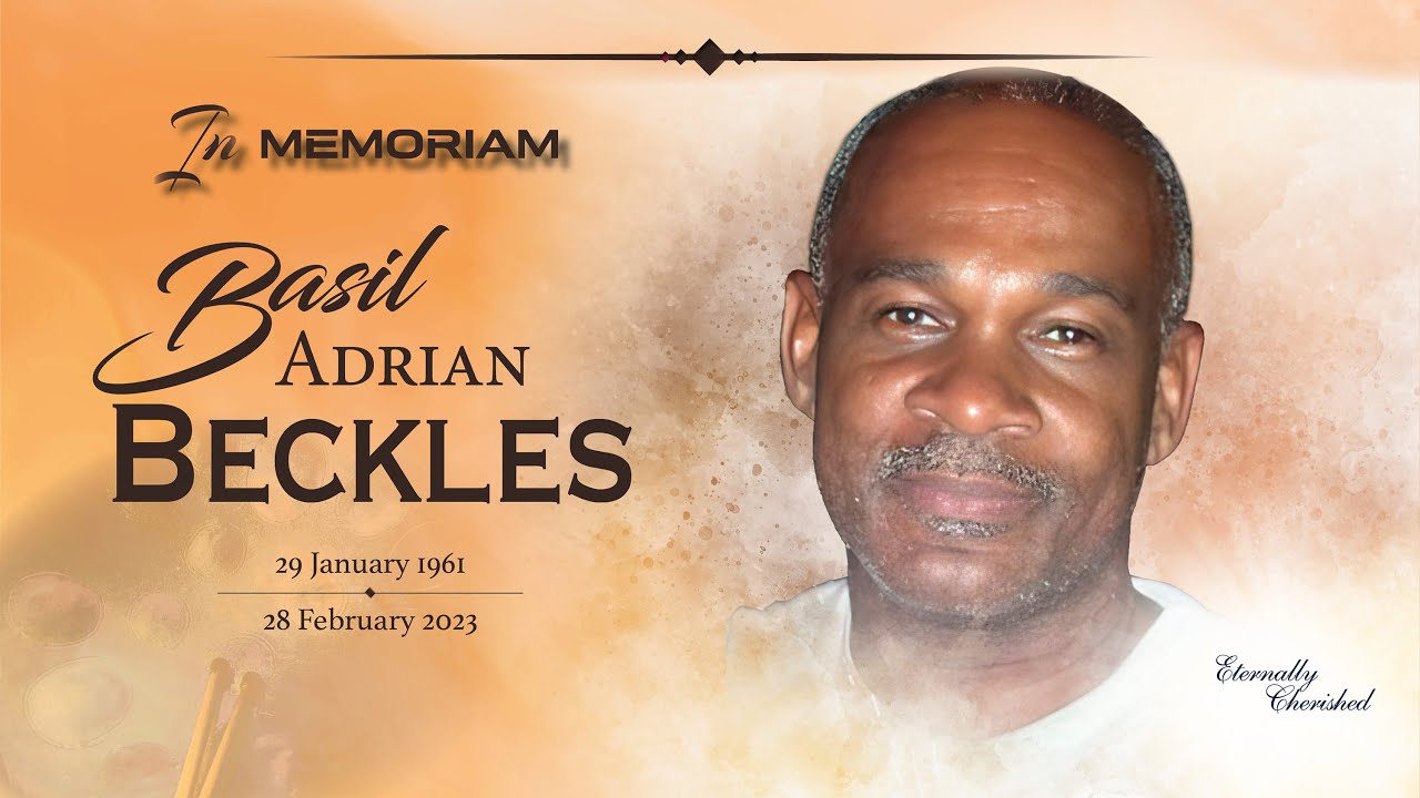 I n M e m o r i a m - Basil Adrian Beckles - YouTube