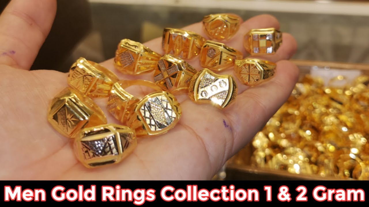 1gram || 2gram || men rings || sone ki anguthi || gold ring || gents ...