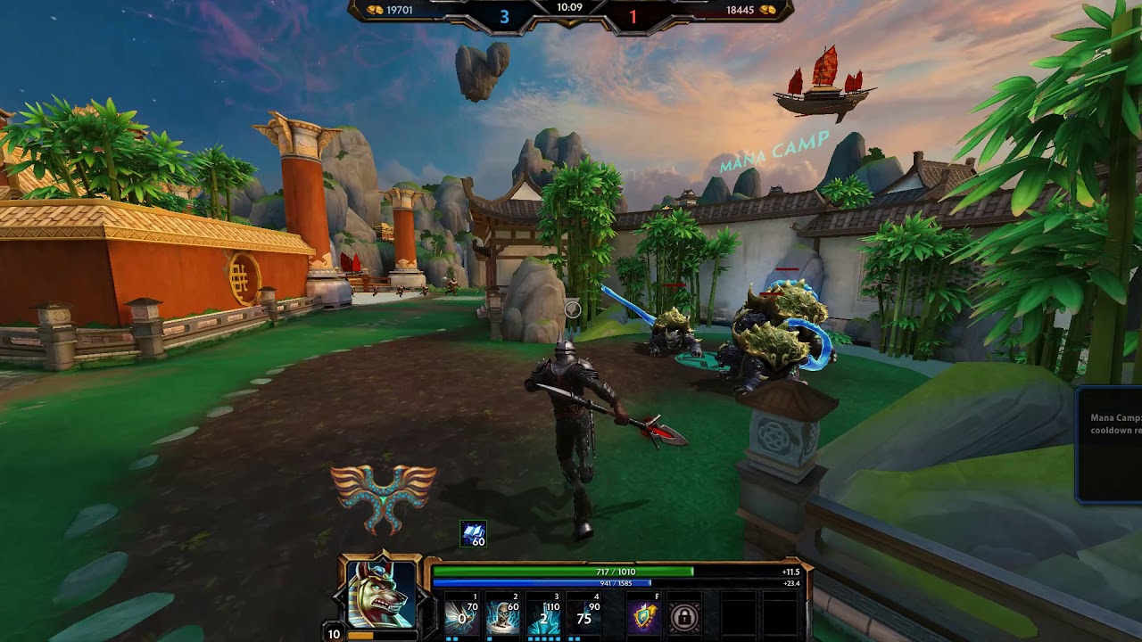 Smite Jackal Knight Anubis Joust Gameplay & Build - YouTube