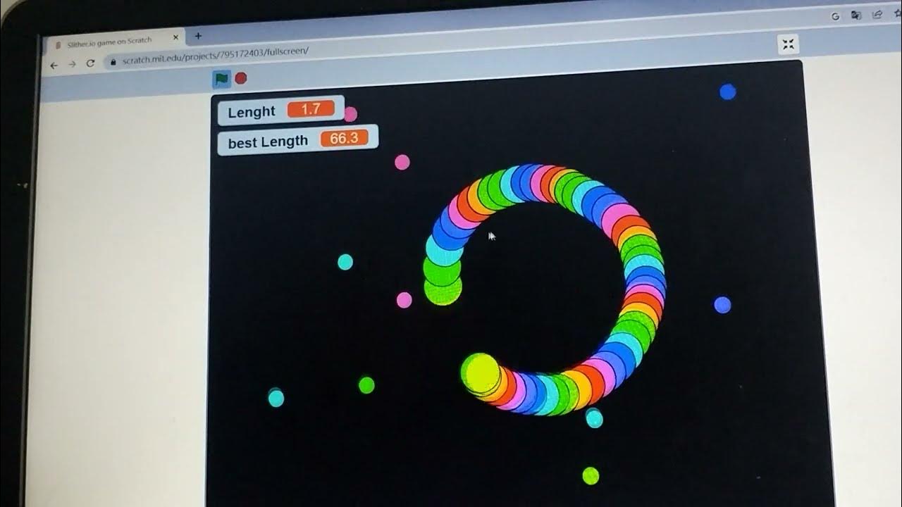 Slither.io in scratch - YouTube