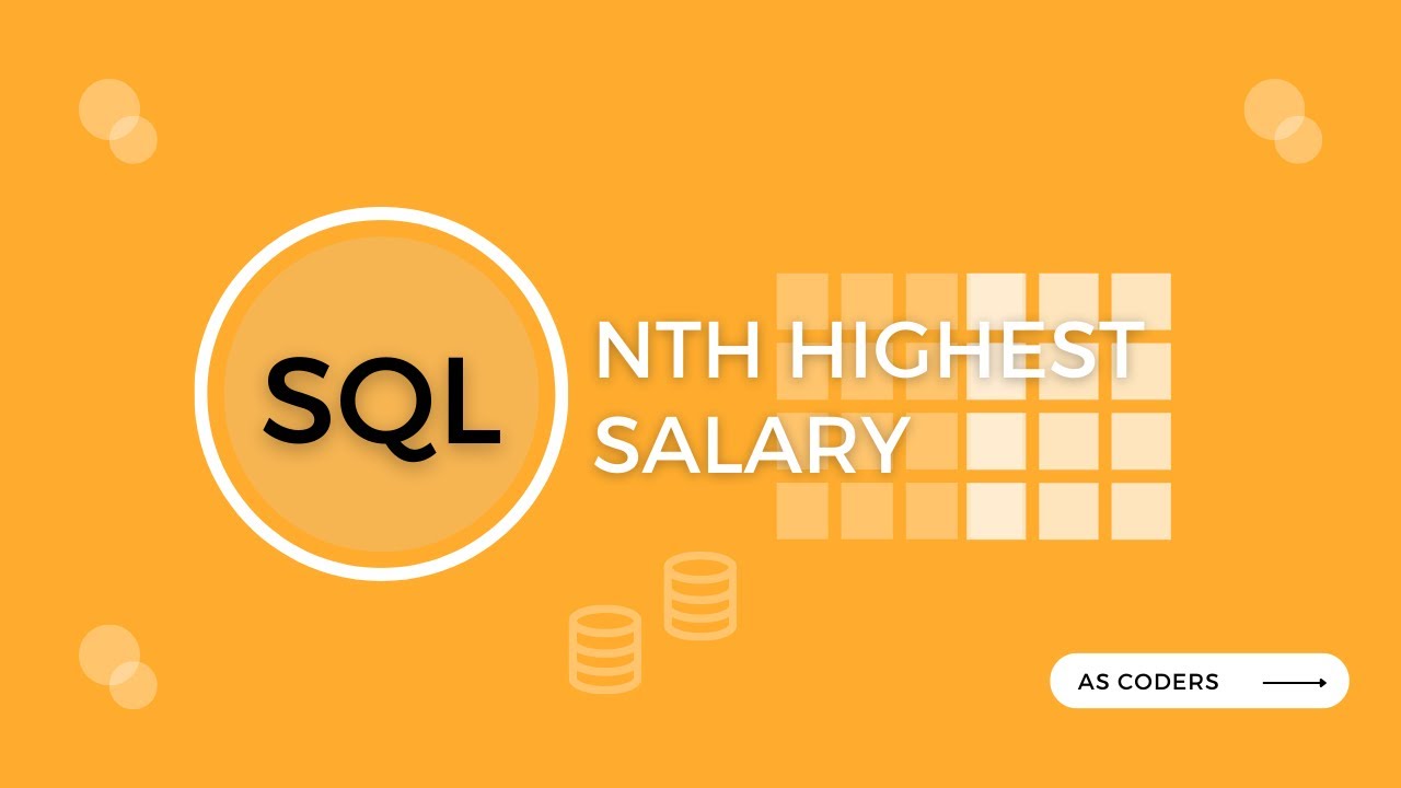 SQL Part 7 Nth Highest Salary YouTube sql-part-7-nth-highest-salary-youtube