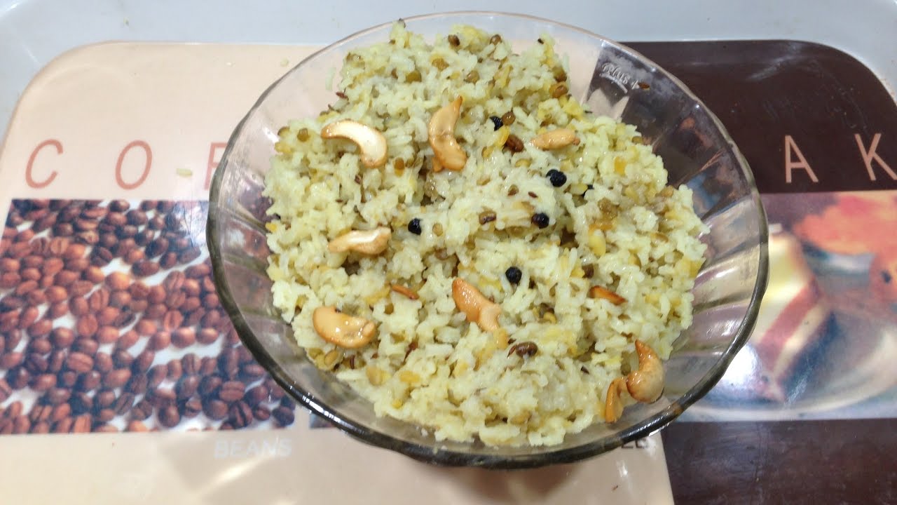 Pulagam (పులగము) - YouTube