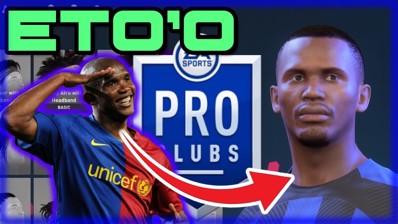 Samuel Eto'o Pro Clubs Look alike - YouTube