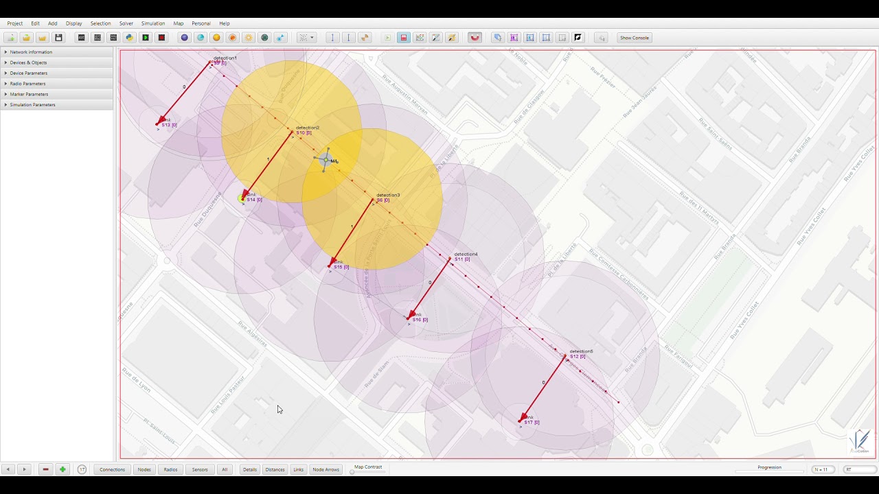 Smart Street Light System Simulation | CupCarbon | WN MINI PROJECT ...