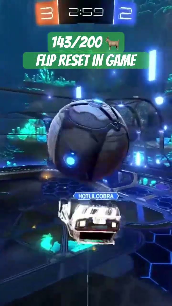 Flip reset in ranked #rocketleague #rlfreestyling #subscribe # ...