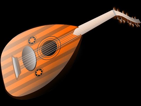 Arabic  Music le houd ou kanûn ou le luth instrument à corde Magnifique pour se reposer et méditer