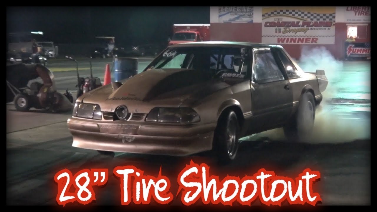 28" Tire Shootout, Fun Day at the Track! Car is working great! - YouTube