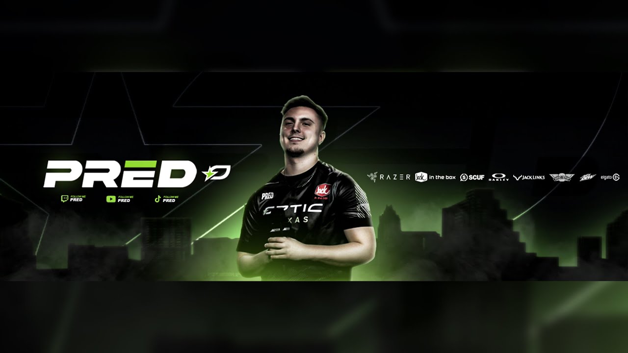 OpTic Pred Twitter Header | Speed Art #46 - YouTube