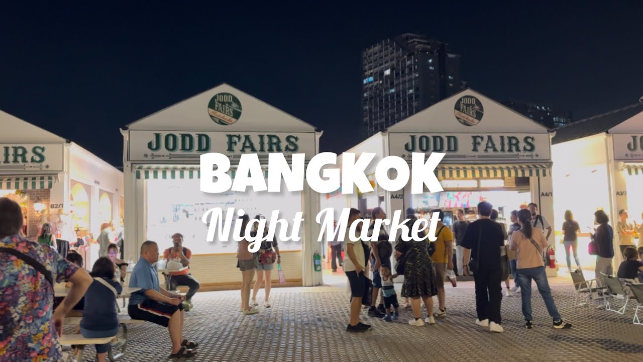 Bangkok Jodd Fairs Night Market | Going Home to Manila - YouTube