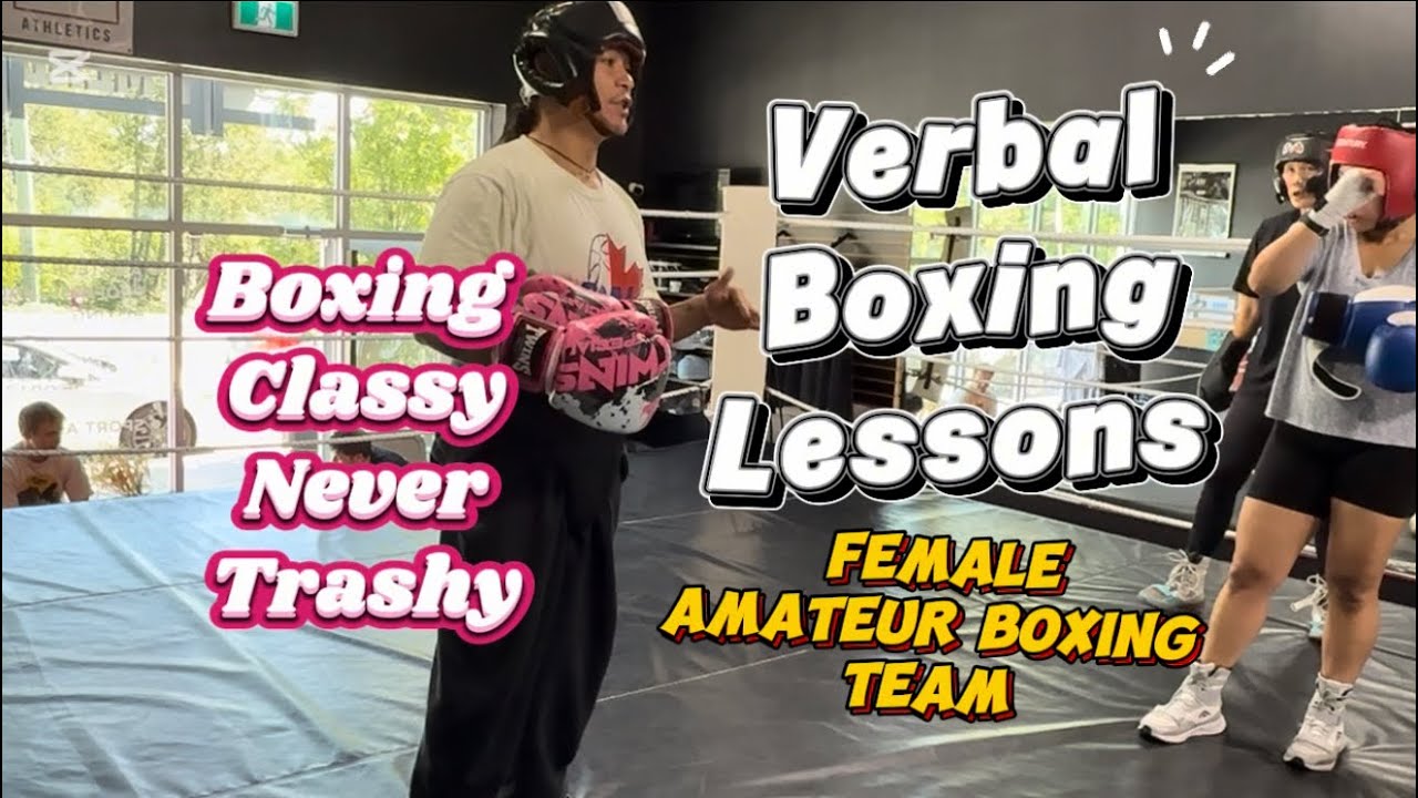 Coaching Female Amateur Boxing Sparring Lesson. - YouTube