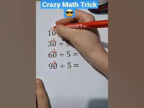 Crazy Math Trick #math #tricks #magic - YouTube