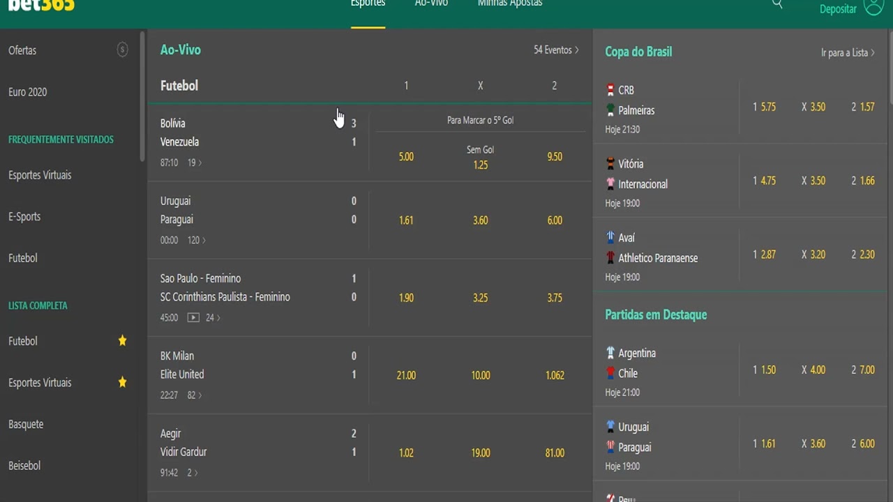 COMO FAZER ENTRADAS EM FUTEBOL VIRTUAL NA BET365 - YouTube