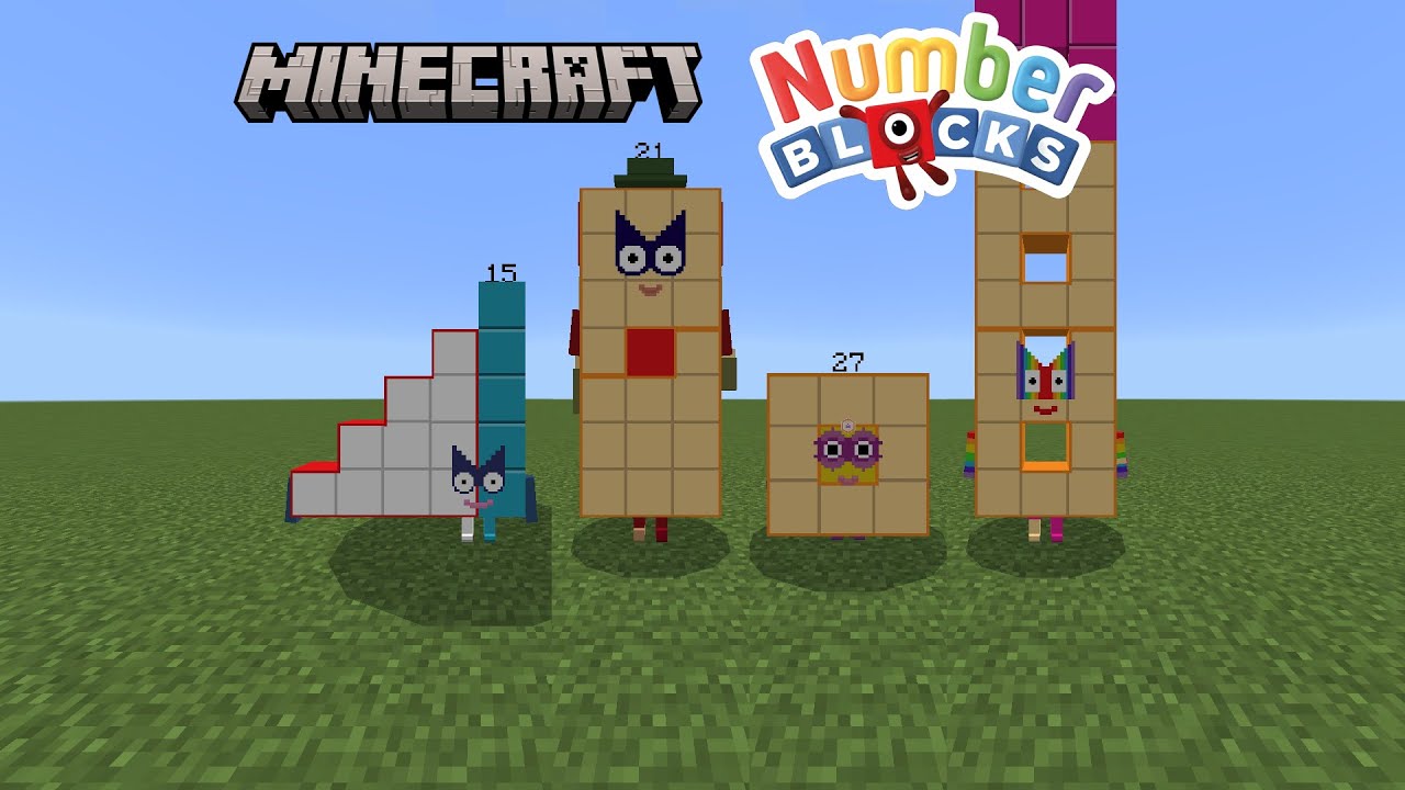 Minecraft Numberblocks Addon 1.4.2 Update - YouTube