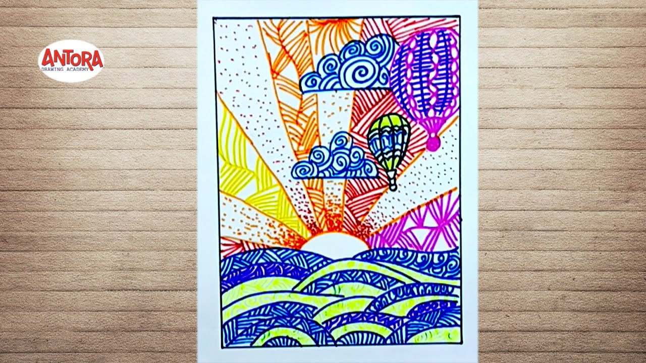 Easy Drawing with Sign Pen Step by Step for Beginners l 3D Art - YouTube