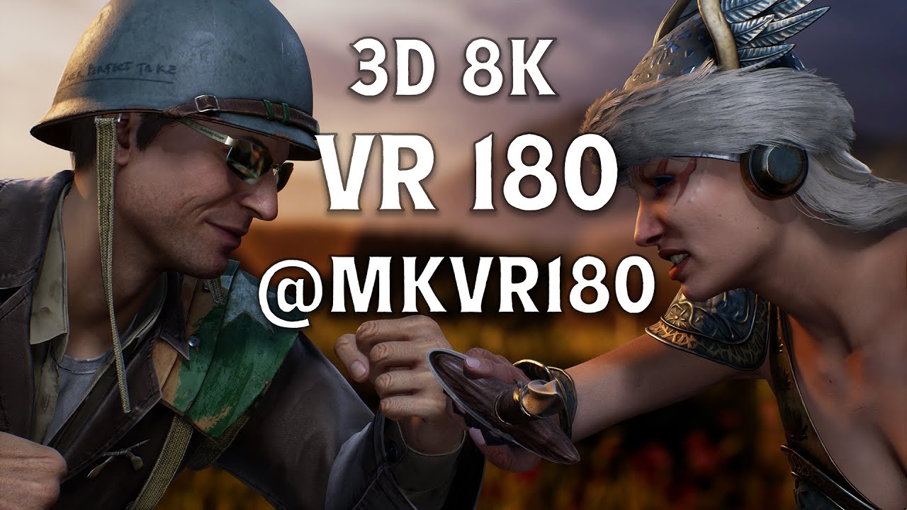 Mortal Kombat VR: Johnny Cage vs Ashrah (VR180 8K 3D Battle) | Epic Virtual Fight Scene (MQVR ...