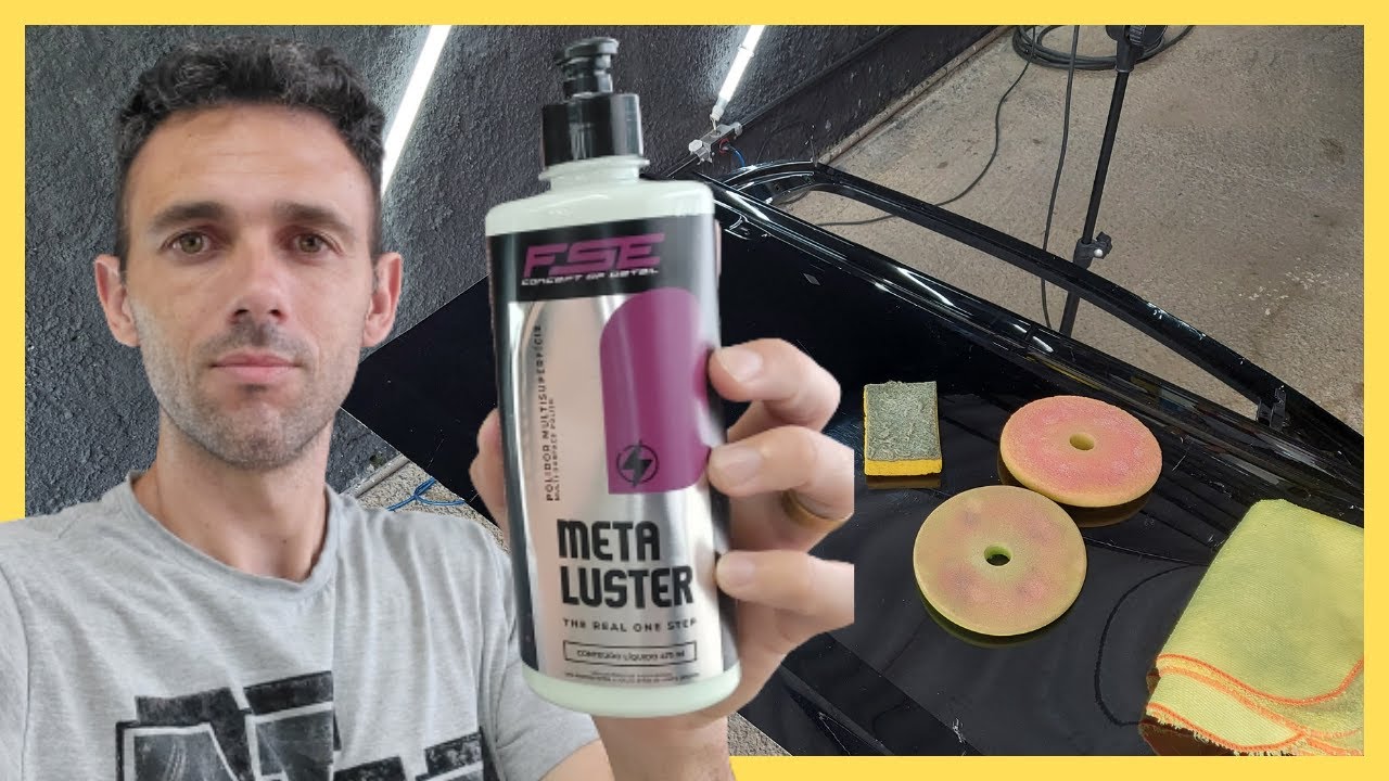 Testei o META LUSTER, composto polidor one step da Soft99 - YouTube