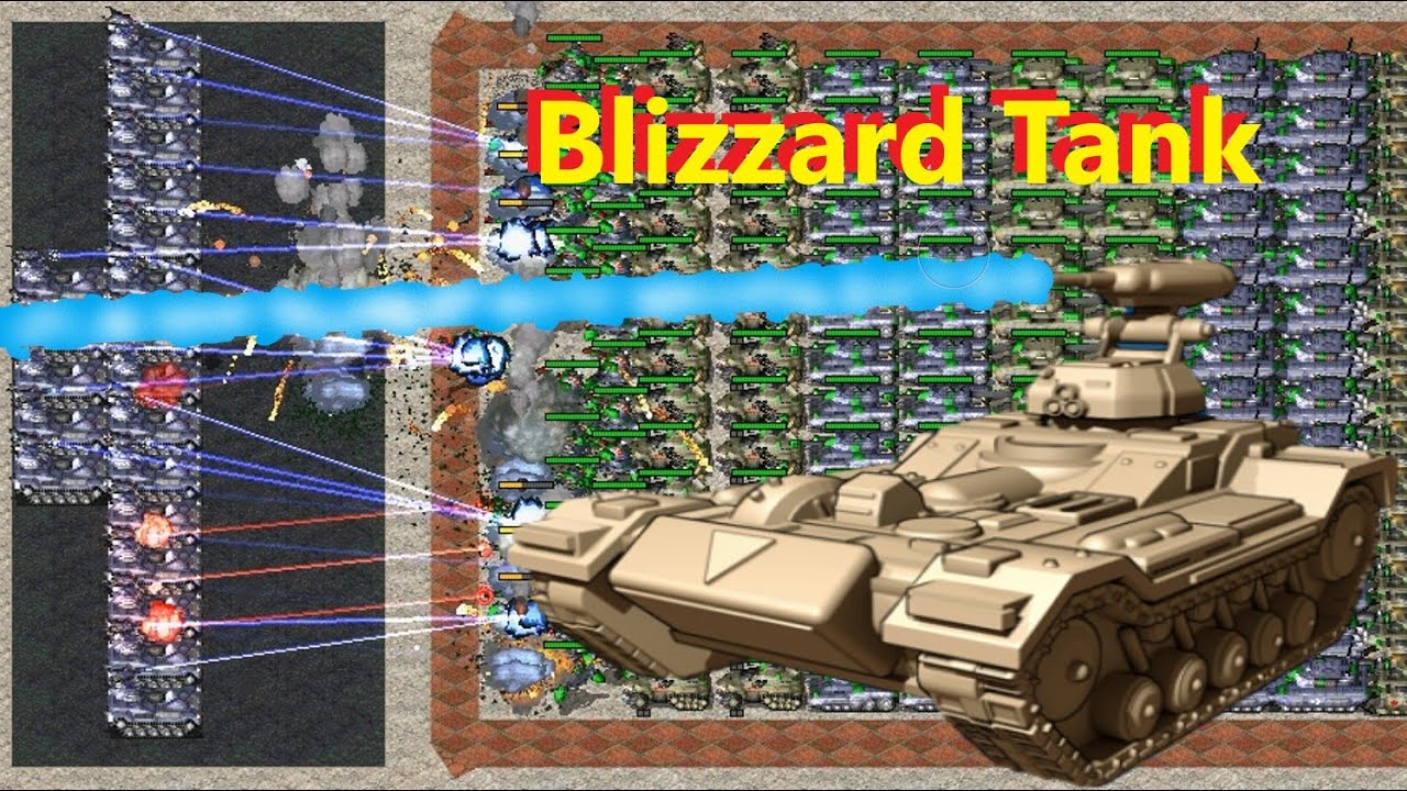Making 20 Blizzard Tanks *Angry* : Red Alert 2 Mental Omega - YouTube