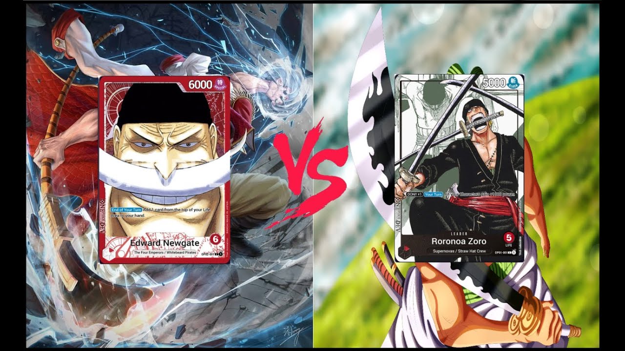 OP03 Showcase Whitebeard vs. Zoro - YouTube