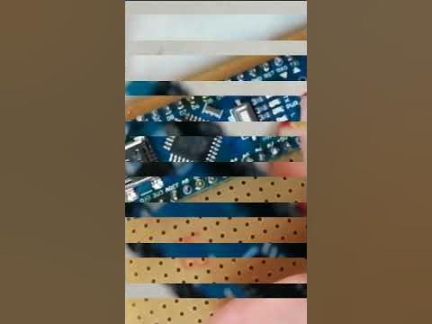 Soldering header pins to arduino nano #shorts #trending #arduino #nano ...