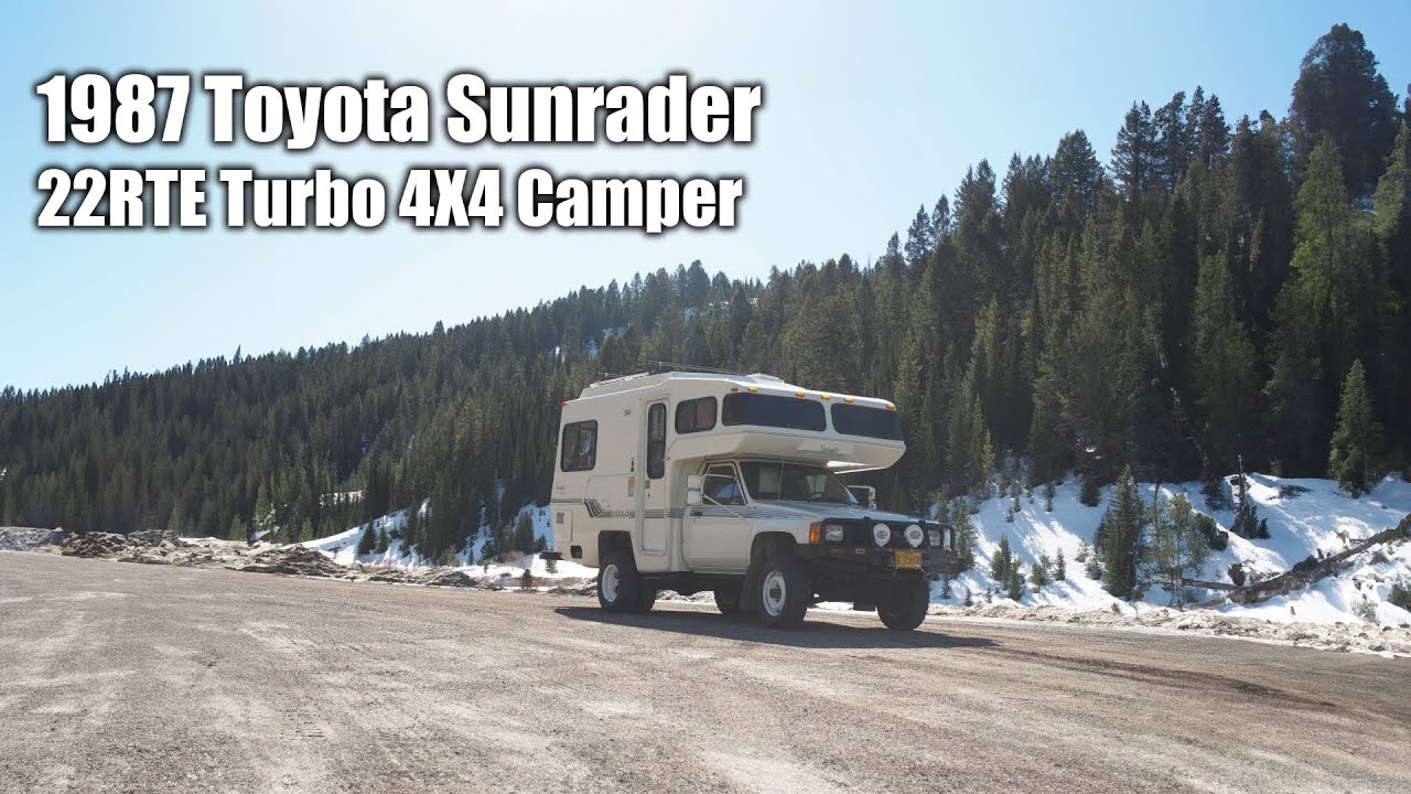 1987 Toyota Sunrader 4X4 22RTE Turbo Motorhome Walk-Through, Tour ...