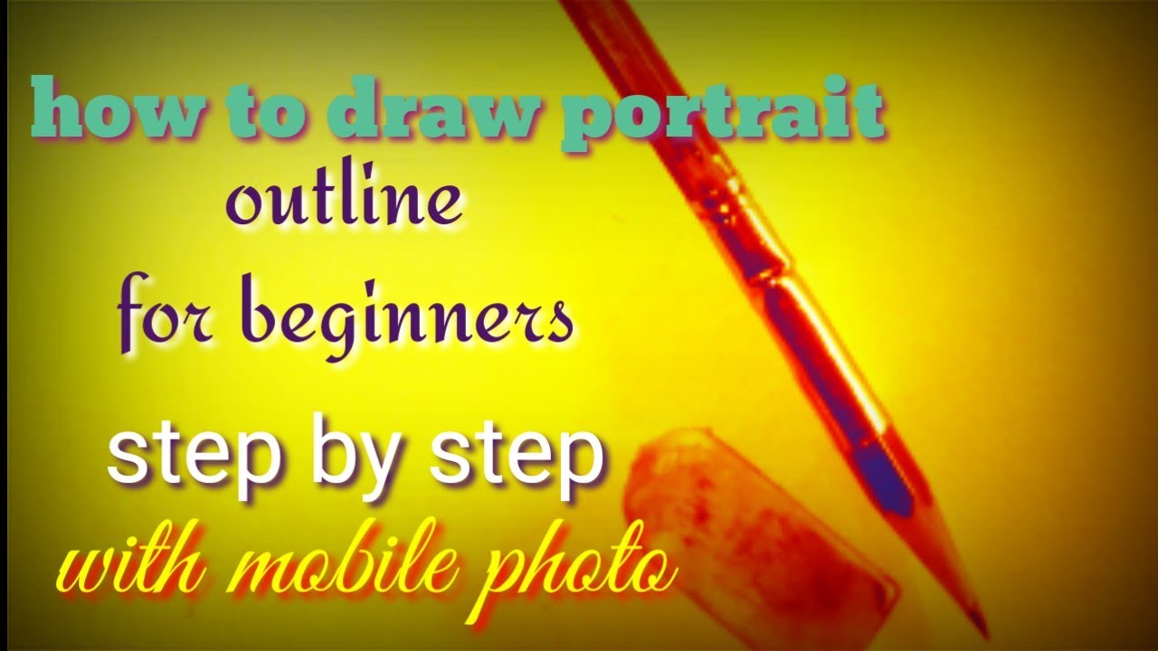 How to draw outline for beginners - YouTube