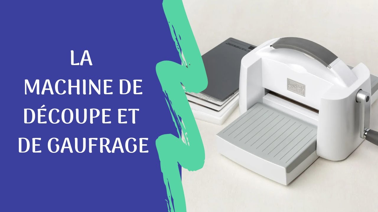 La machine de coupe et de gaufrage - YouTube