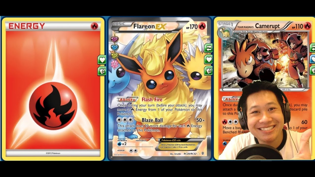 New Standard Flareon Ex Fire Deck, Ultra Fast Set Up, Powerful and ...