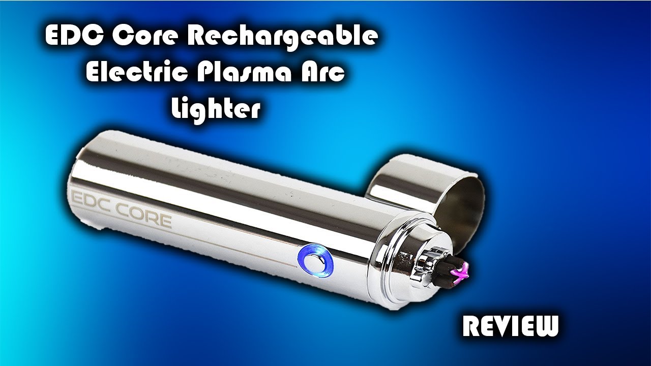 EDC Core Rechargeable Plasma Double Arc Lighter Review - YouTube