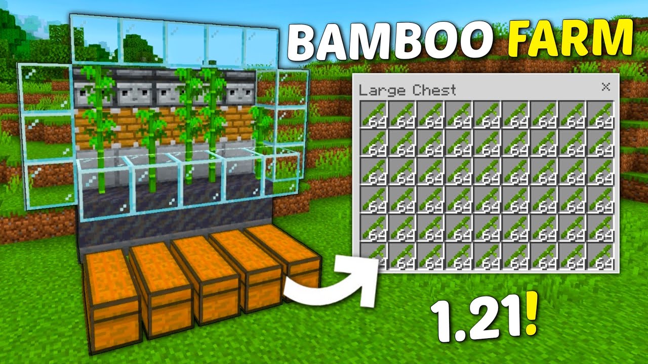EASIEST Wood Farm Minecraft 1.21! (Java & Bedrock) - YouTube