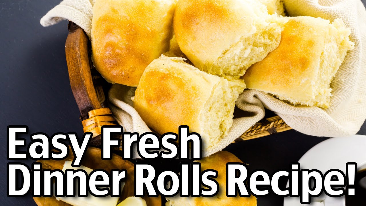 Easy Fresh Dinner Rolls Recipe! How To Make Fresh Dinner Rolls Fast ...