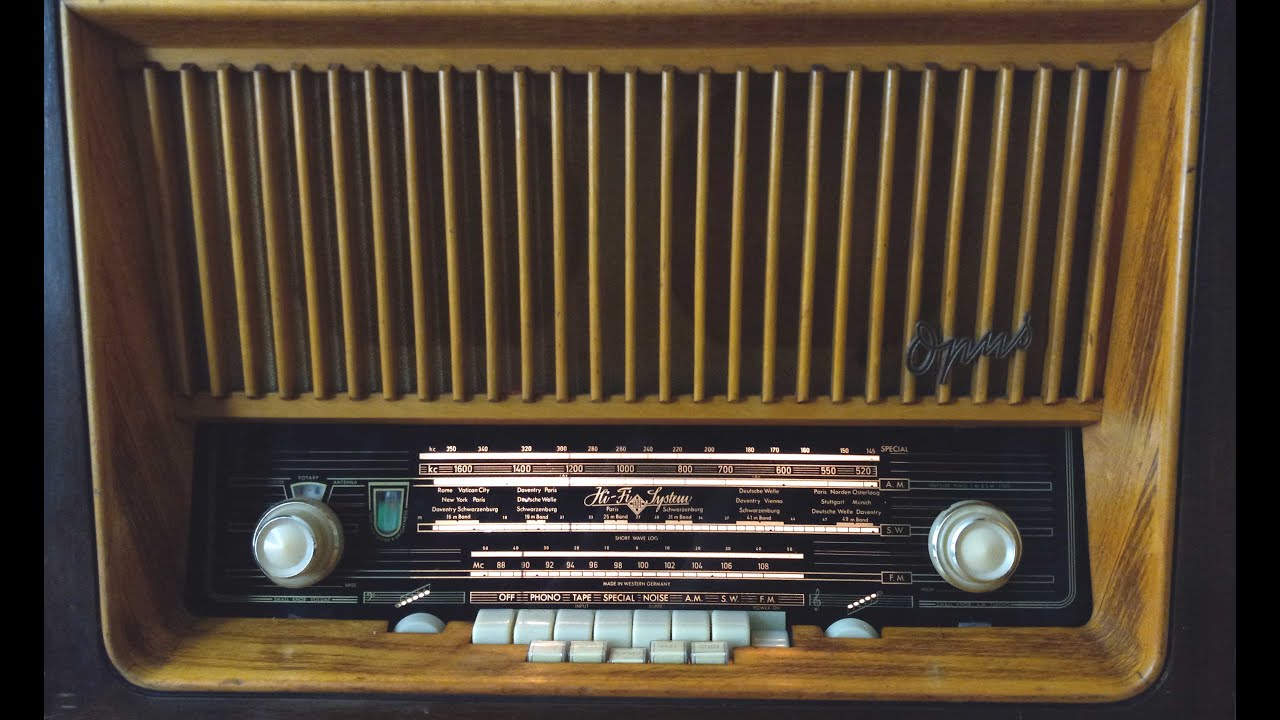 Telefunken Opus 7- from 1957, back to Life! - YouTube