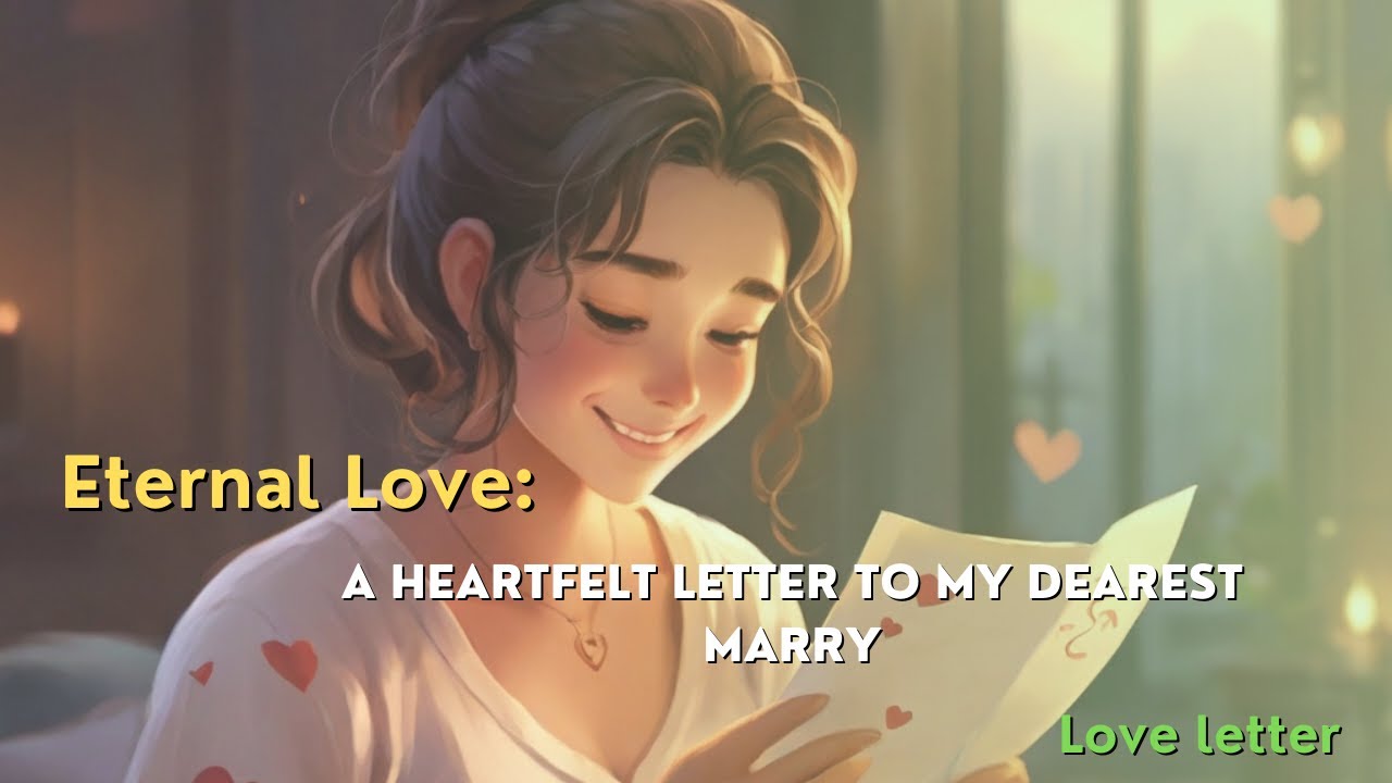 Eternal Love: A Heartfelt Letter to My Dearest Marry - YouTube