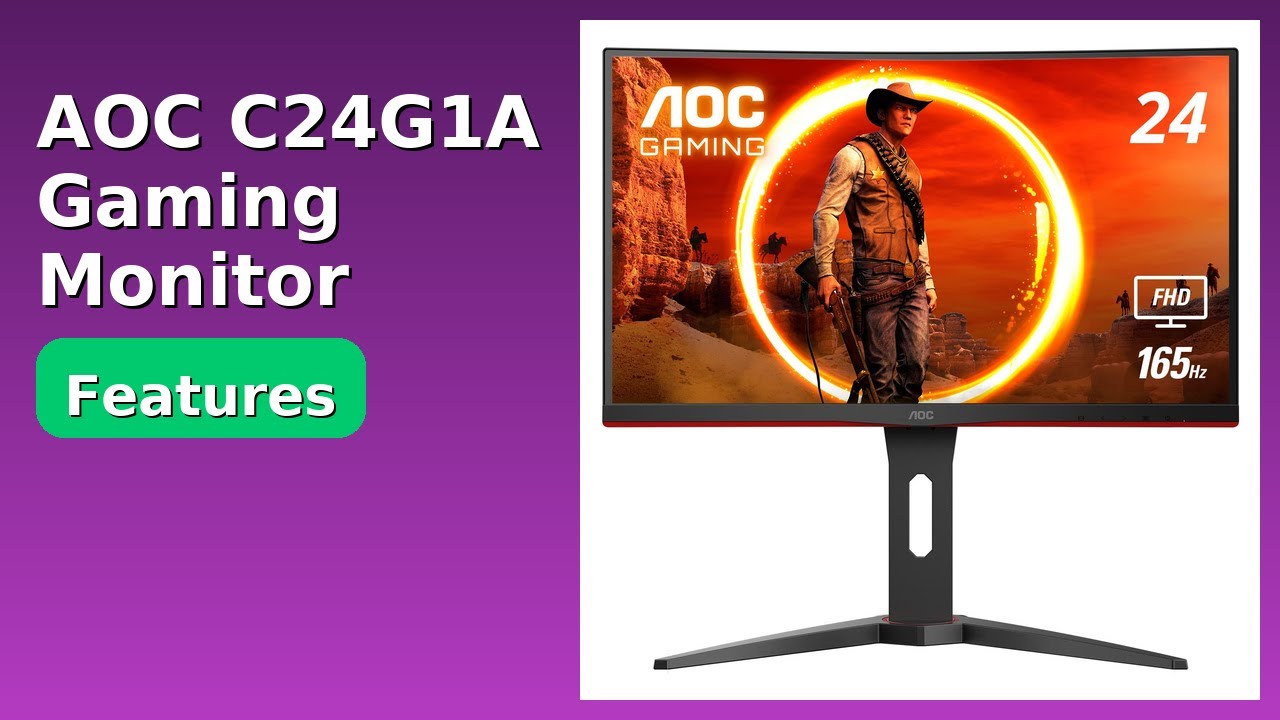 REVIEW (2025): AOC C24G1A Gaming Monitor. Features. - YouTube