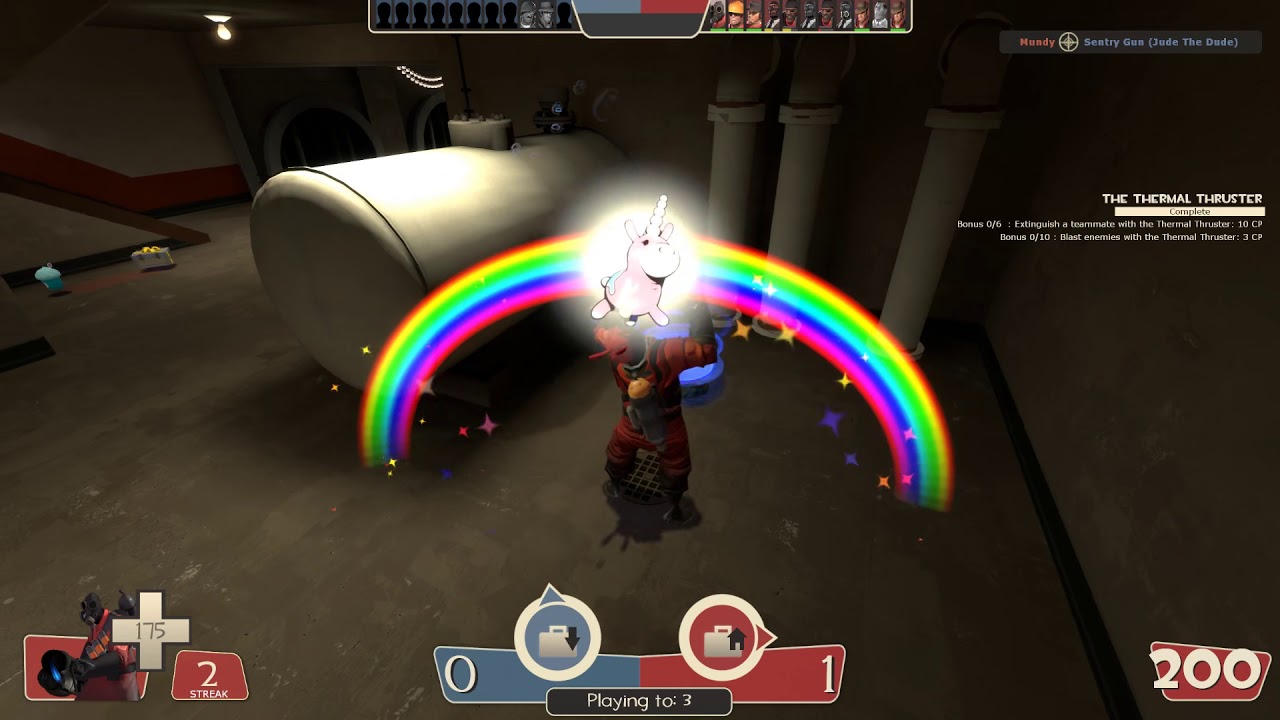 TF2 - Rainbow Taunt - YouTube