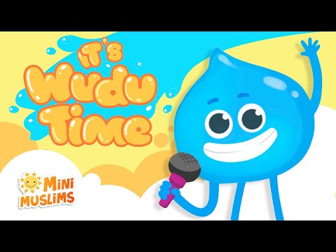 Muslim Songs For Kids 💦  It's Wudu Time ☀️ @RaefMusic & MiniMuslims | Learn How To Make Wudu