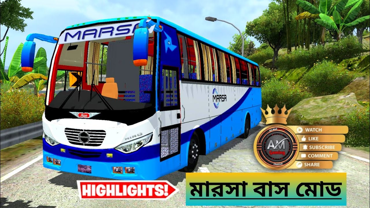 Marsa bus mod for bussid | @trickandsolutionexpert8020 ...
